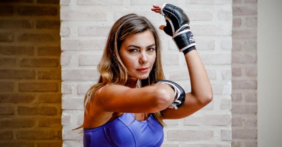 Modelo: filha de Datena usa MMA pra manter a forma