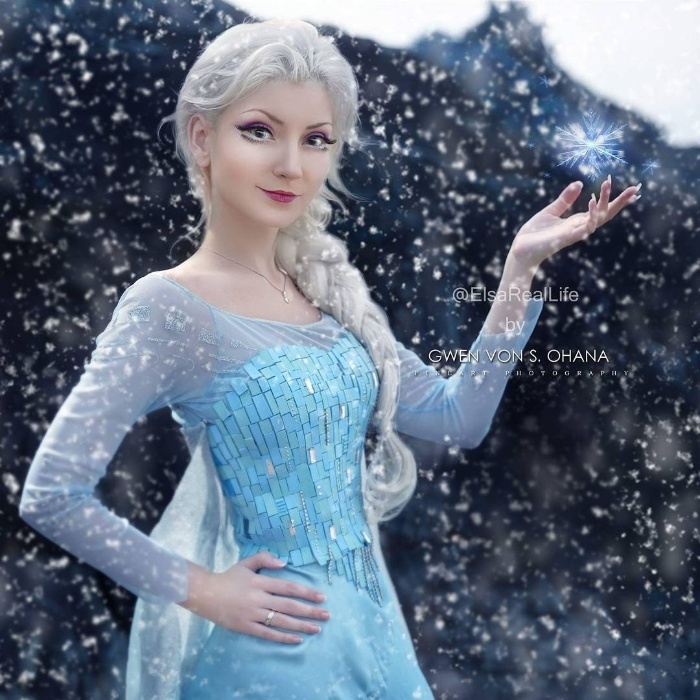 Brasileira é a mais perfeita Elsa do desenho Frozen da Disney que ...