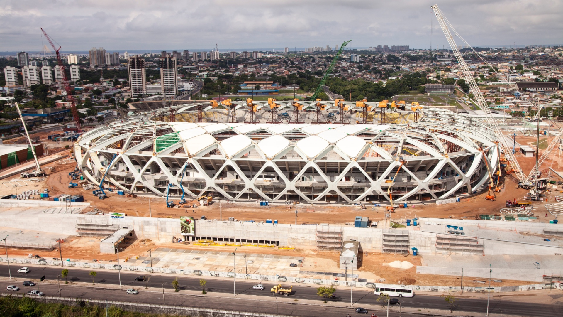 Cobertura da Arena Amazônia dá duas "voltas ao mundo" até chegar a ...